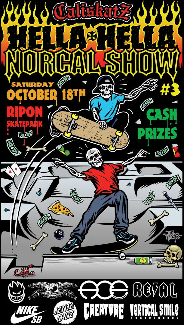 Hella Hella Norcal Show - Oct. 18 - Concrete Disciples Skatepark ...