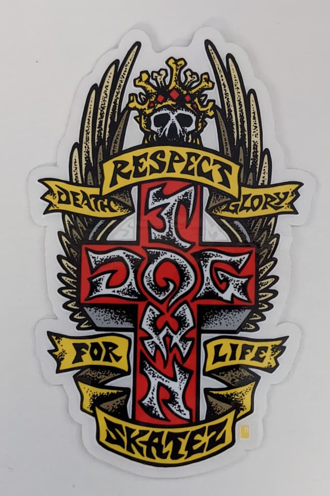 Dogtown Skateboards - Respect Sticker - Lucero