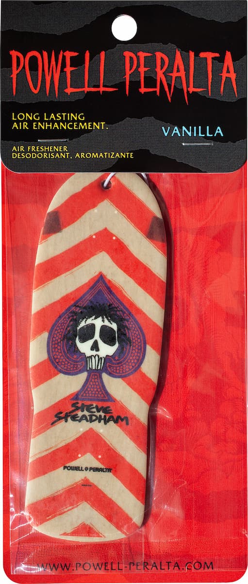 Powell Peralta Steadham Spade Air Freshener RED - Vanilla Scent