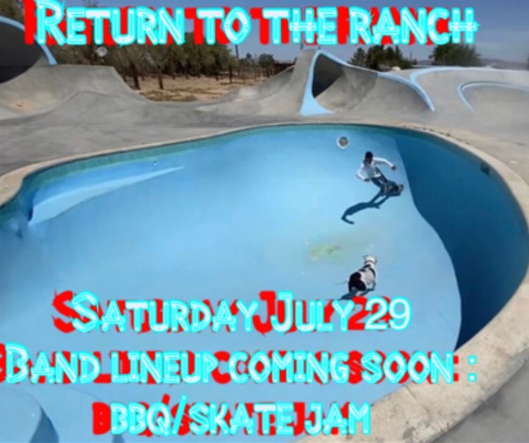 Return to the Ranch July 29, 2023 Info - Concrete Disciples Skatepark ...