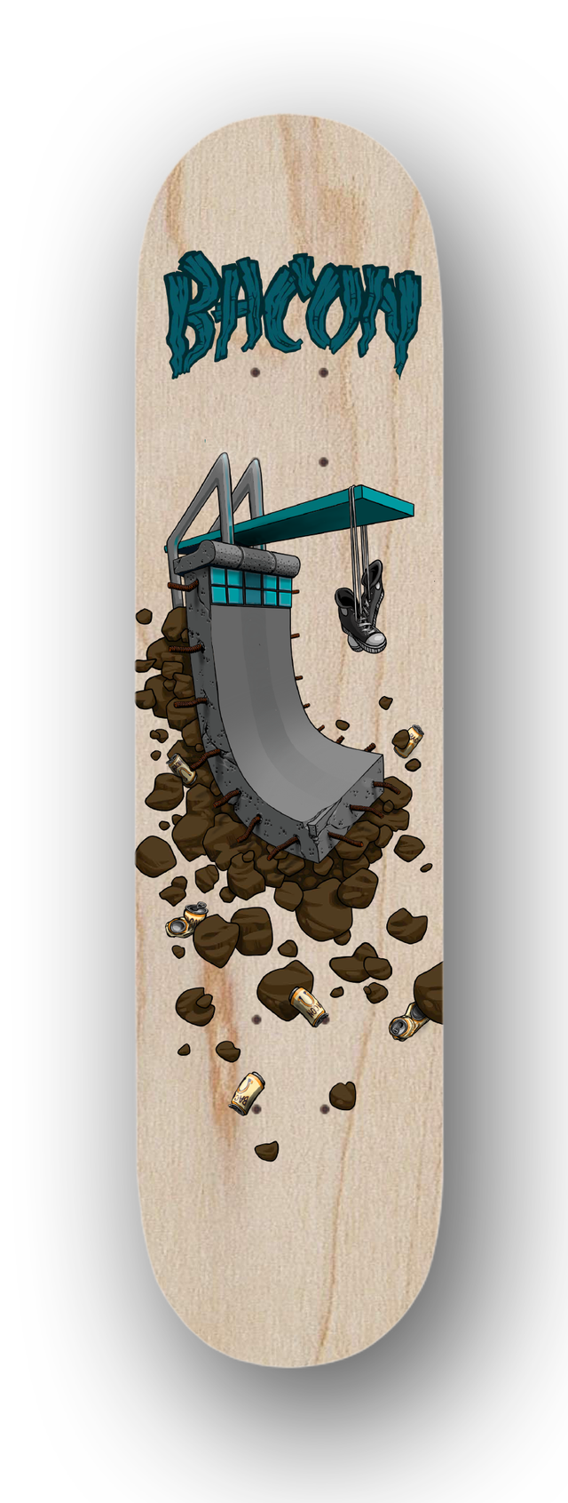 Bacon Skateboards - DIY Diving Board 8.5 - Concrete Disciples Skatepark ...
