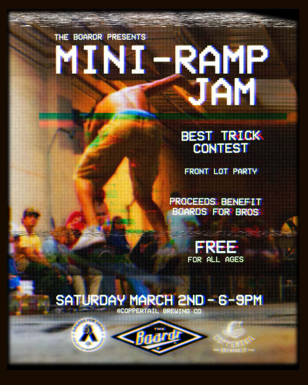 Boardr Mini-Ramp Jam @ Coppertail Brewing Tampa Florida March 2 ...