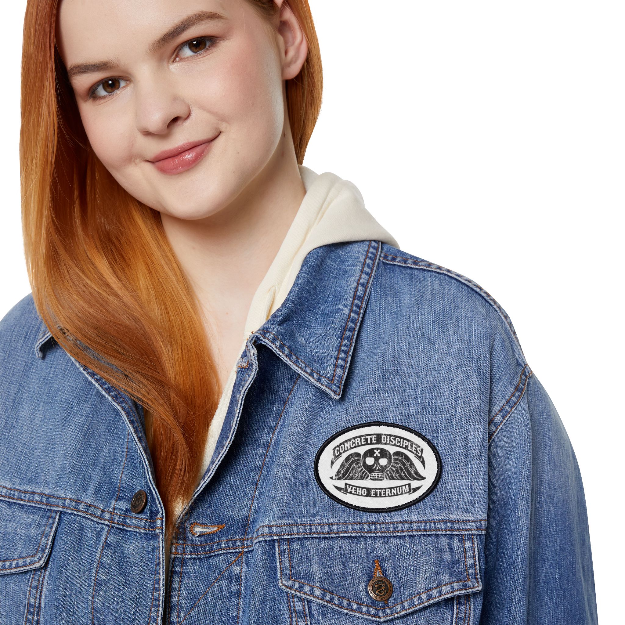 Concrete Disciples - Veho Eternum Iron-On Patch - Concrete Disciples ...