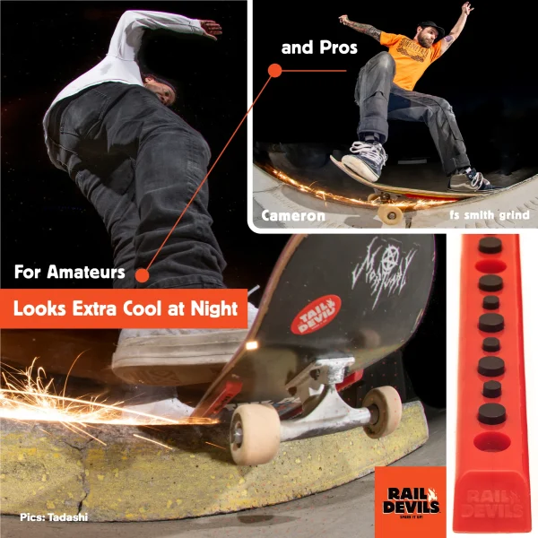 Rail Devils - Skateboard Rails that spark