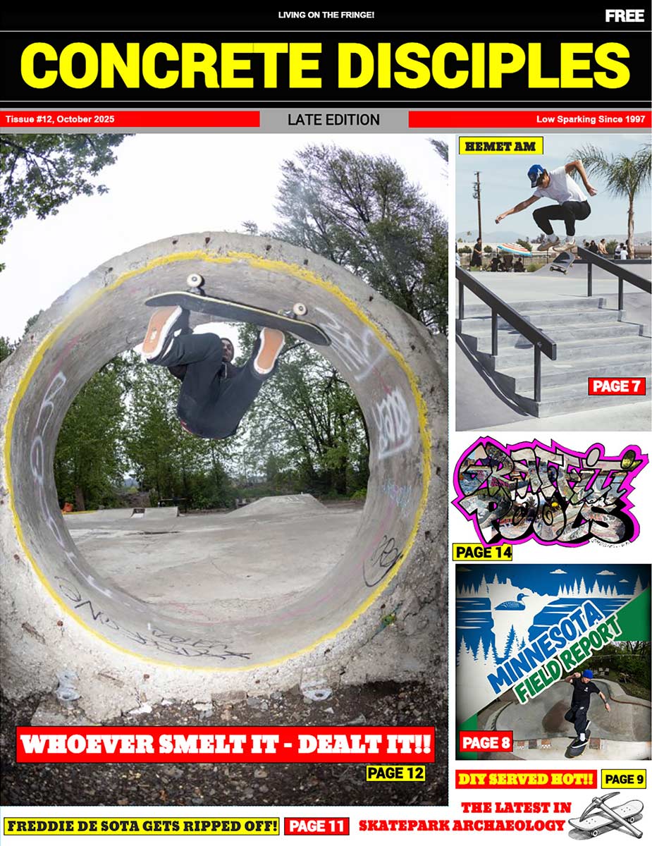 Concrete Disciples Tabloid - Tissue # 12