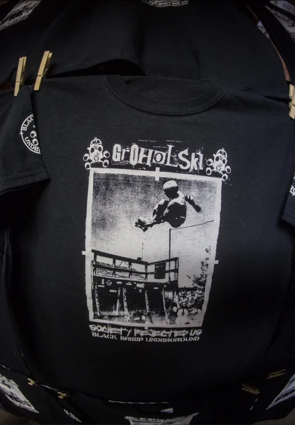 Black Sheep Underground - Groholski Society Rejected Us T-Shirt