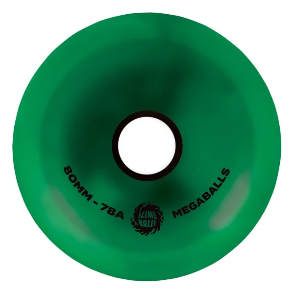 Slimeballs Wheels - 80mm Mega Balls Metallic Green 78a