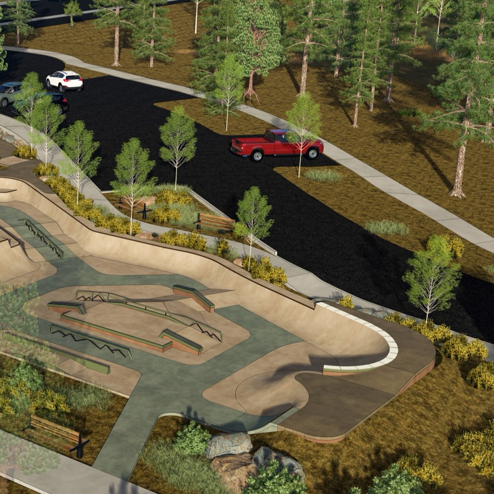 Coming Soon! Buchanan Park Skatepark in Evergreen, Colorado - Concrete ...